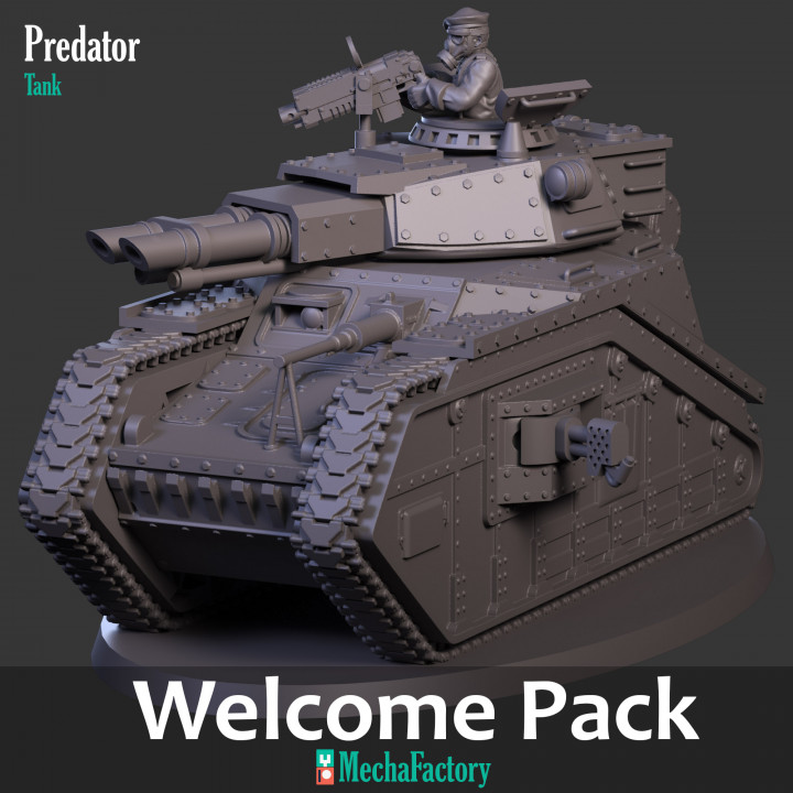 3D Printable Predator Tank by Sergeant Hammer