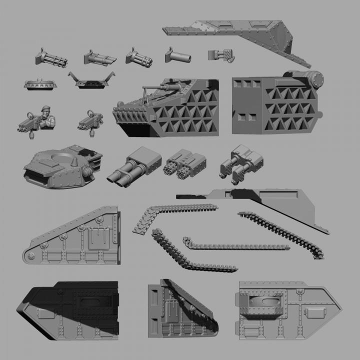 3D Printable Predator Tank by Sergeant Hammer