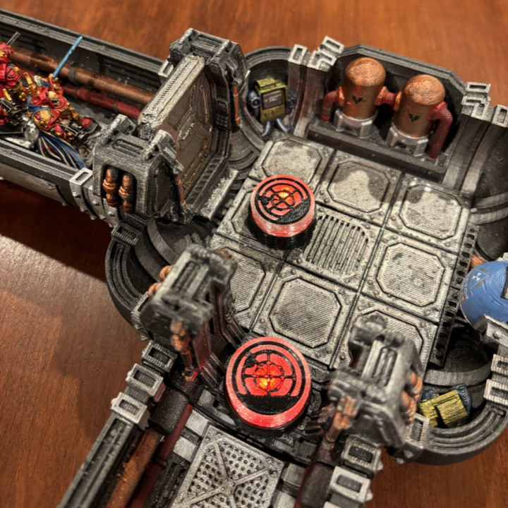 3D Printable Space Hulk Flashing Blip Token by J.J.