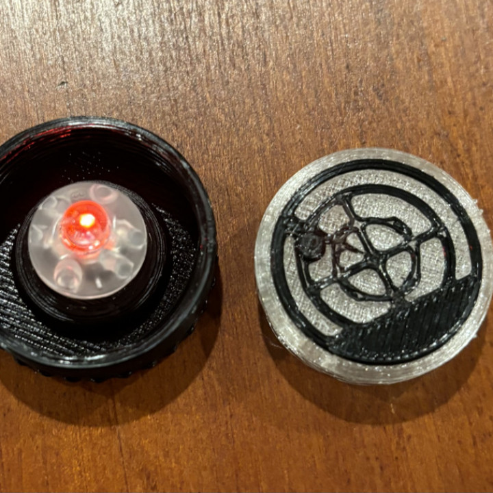 3D Printable Space Hulk Flashing Blip Token by J.J.