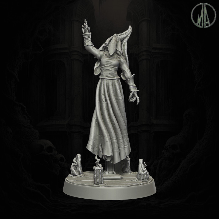 3D Printable Banshee Wraith - 4 poses - Echoes of the Void by Monolith Arts