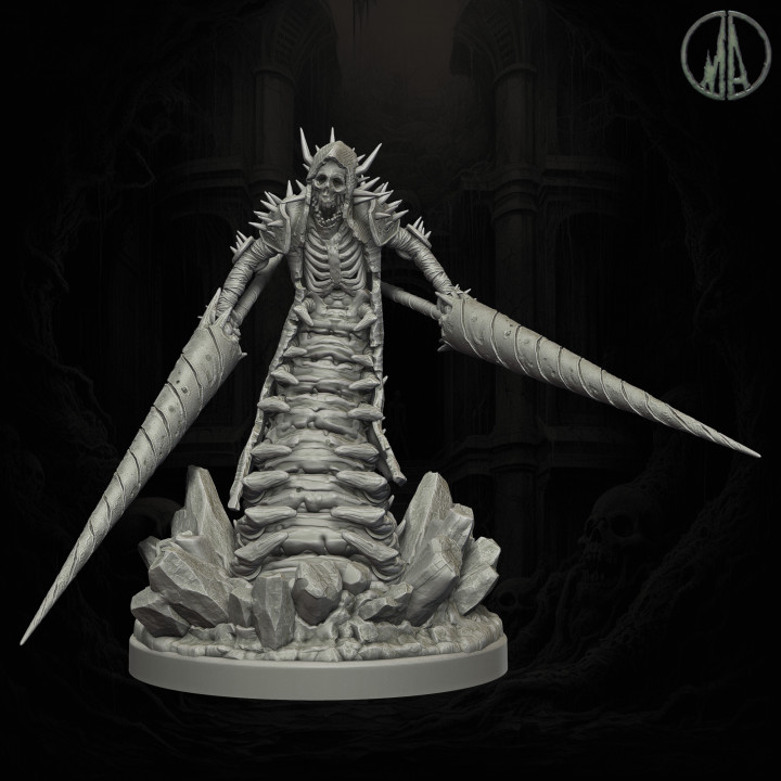 3D Printable Centipede - 2 poses - Echoes of the Void by Monolith Arts