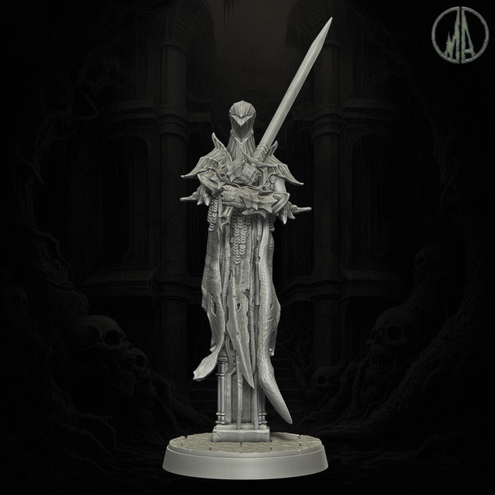 3D Printable Wraith Lord - 4 poses - Echoes of the Void by Monolith Arts
