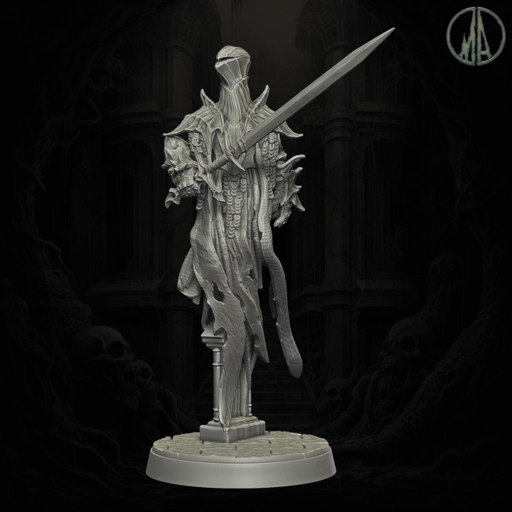 3D Printable Wraith Lord - 4 poses - Echoes of the Void by Monolith Arts