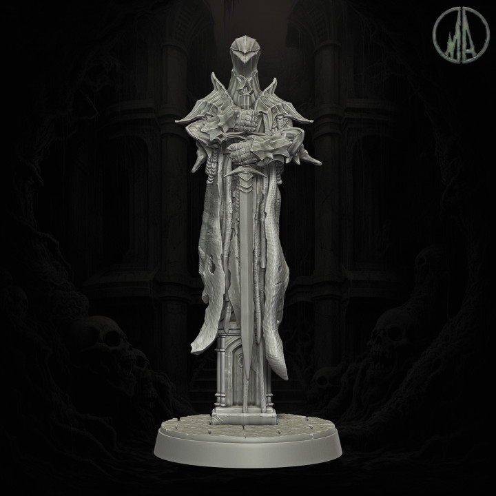3D Printable Wraith Lord - 4 poses - Echoes of the Void by Monolith Arts
