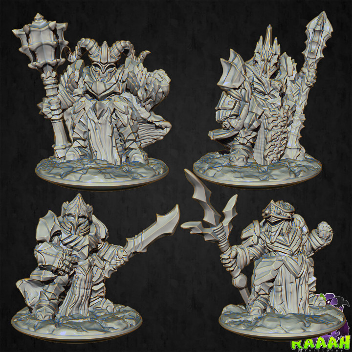 3D Printable Abyssal Wraith - 10mm [SUPPORT FREE] by RAAAH Miniatures