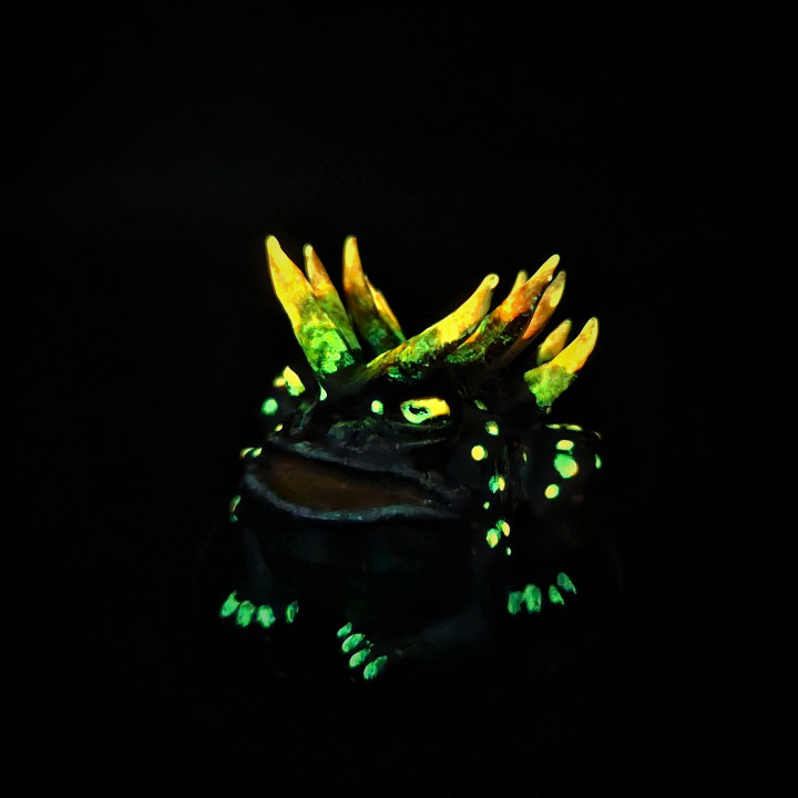 3D Printable GIANT HORNED TOAD by WildCraft Foundry