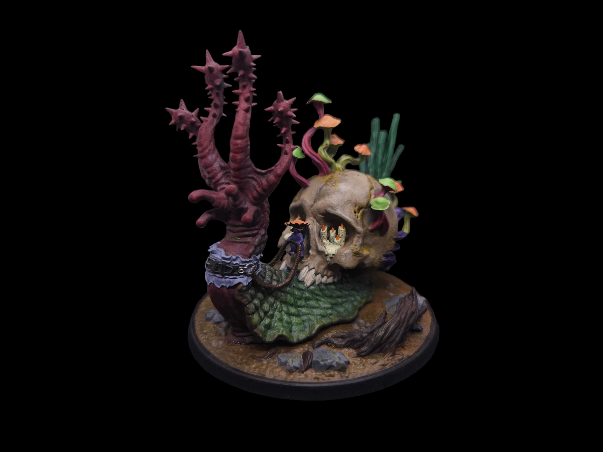 3D Printable Mildred & Bolino - Flail Snail and Myconid by The Major Arcana