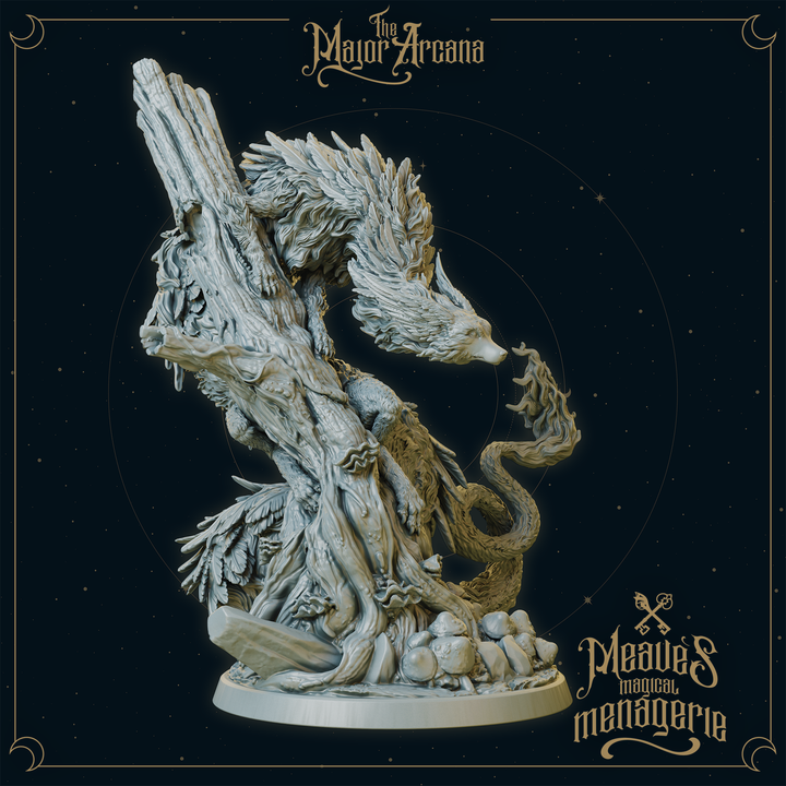 3D Printable Illwyn, the Fox - Fey Fox Creature by The Major Arcana