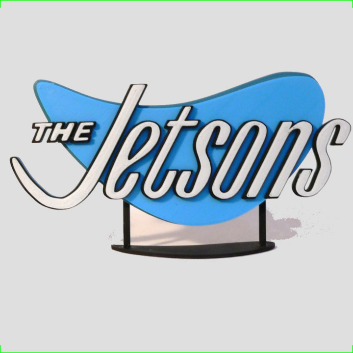 3D Printable The Jetsons Logo by Steve Solomon
