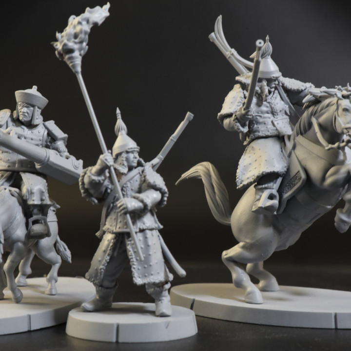 3D Printable Finch and Dragon - Black Banner Gunners by Noir Phoenix Studio
