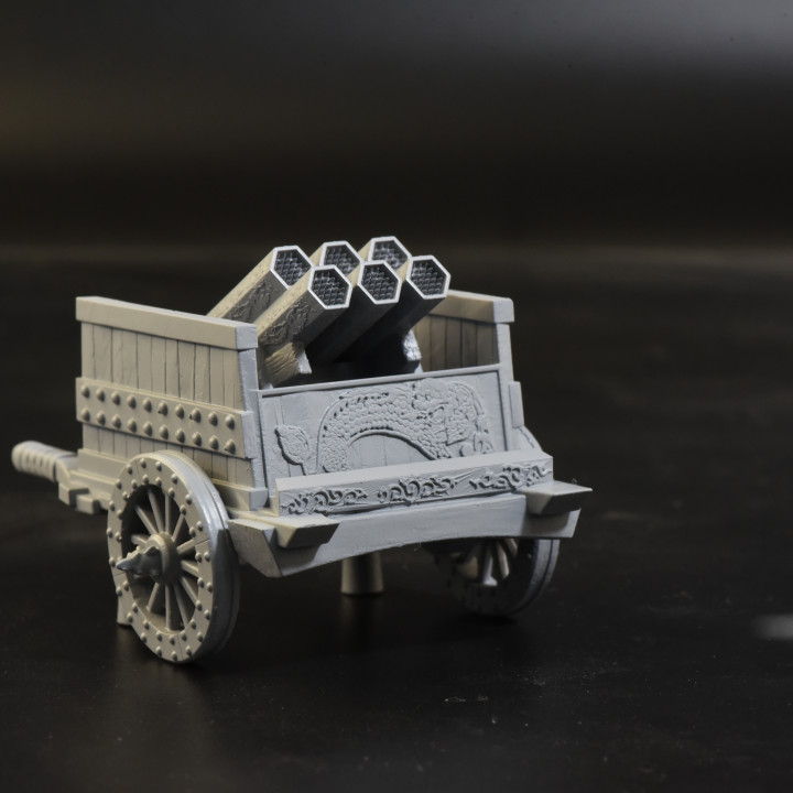 3D Printable Finch and Dragon - Combat Carts by Noir Phoenix Studio