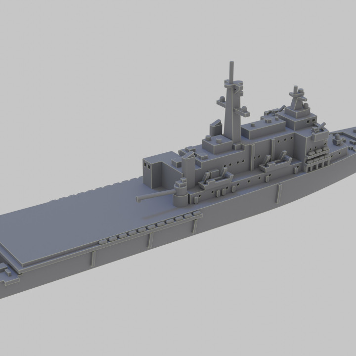 3D Printable Post WW2 Royal Navy Fearless class by Lee McColl