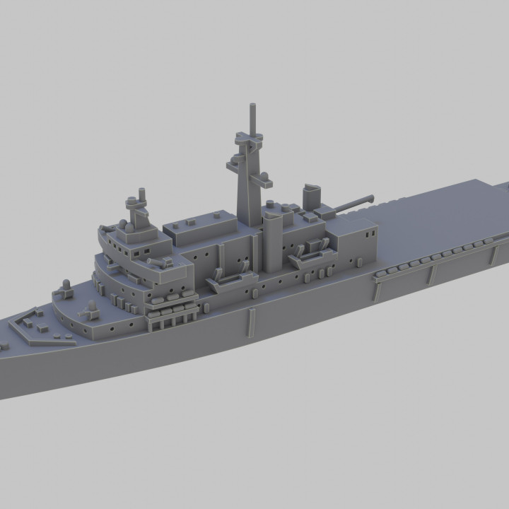 3D Printable Post WW2 Royal Navy Fearless class by Lee McColl
