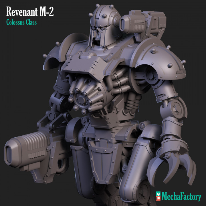 3D Printable Revenant M-2 by Sergeant Hammer