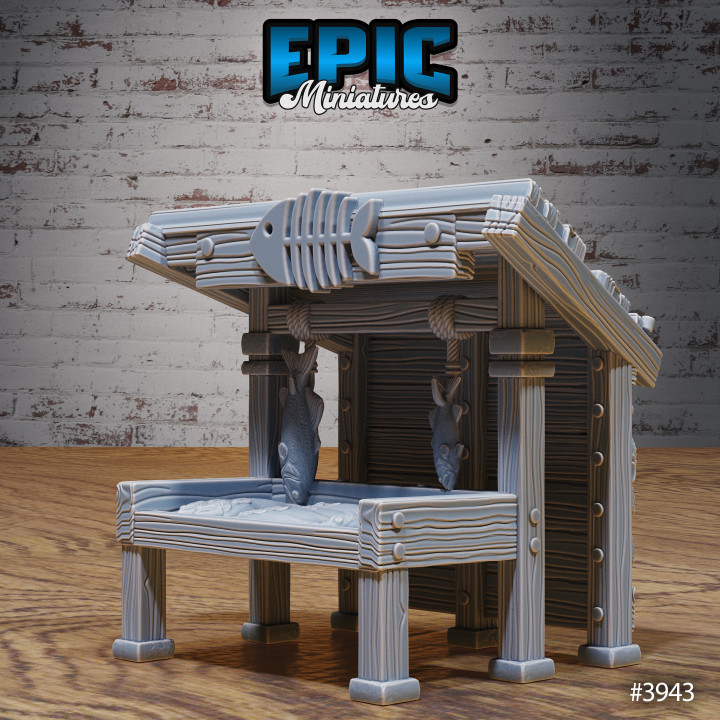3D Printable Harbor Merchants / Port Items / Water Crew Item / Fisher ...