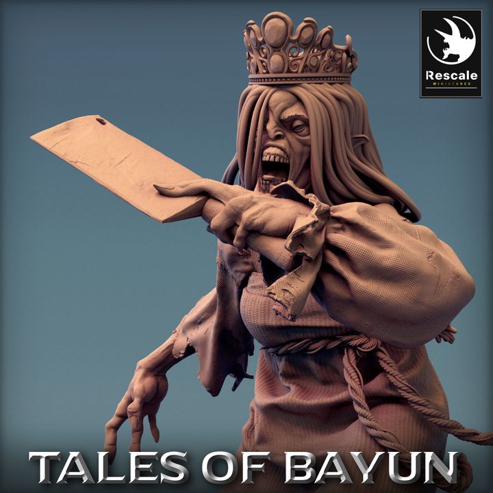 3D Printable Kikimora Princess Guard by Rescale Miniatures