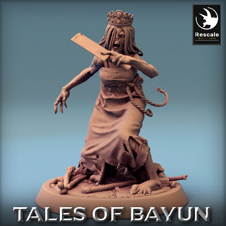 3D Printable Kikimora Princess Guard by Rescale Miniatures