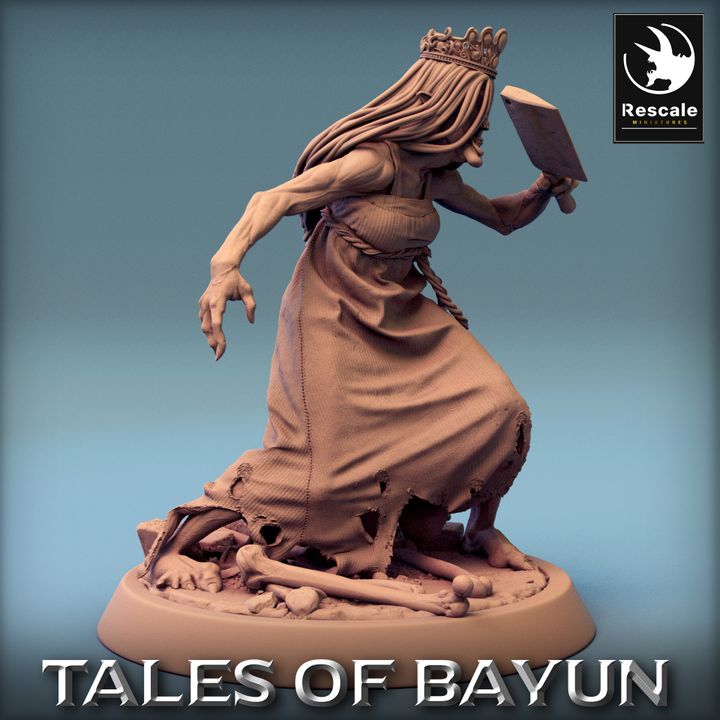 3D Printable Kikimora Princess Guard by Rescale Miniatures