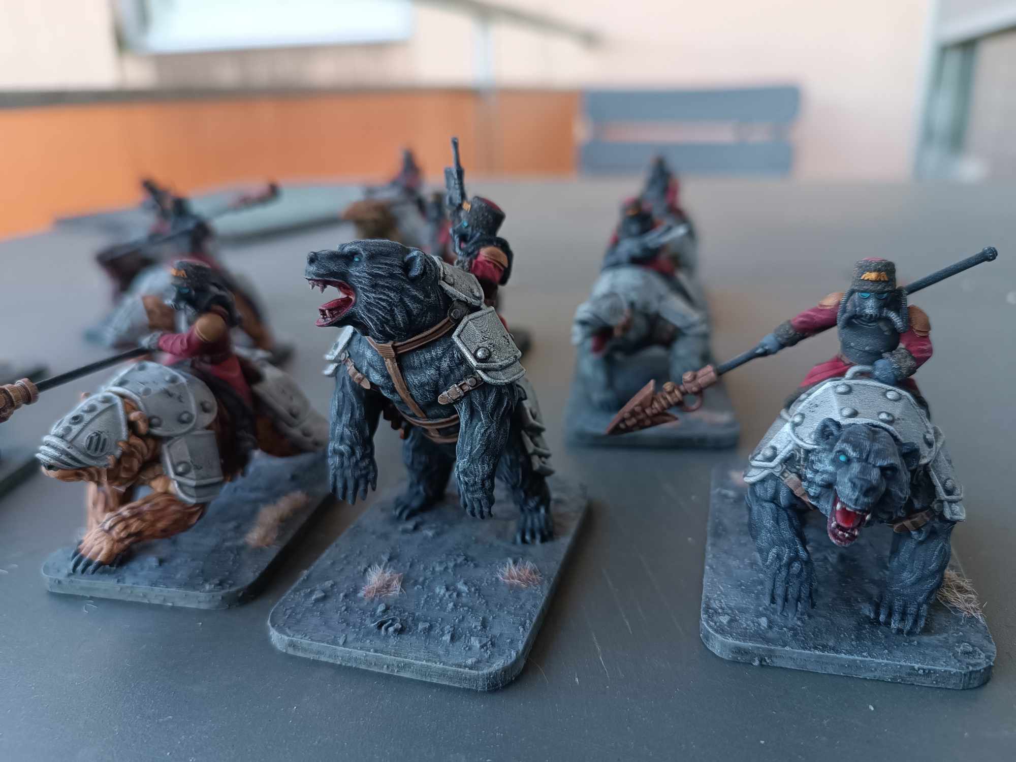 3D Printable GrimGuard Bear Riders by Station Forge