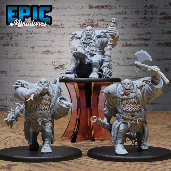 3D Printable Docks Ogre Set / Evil Troll / Male Harbor Beast / Port ...