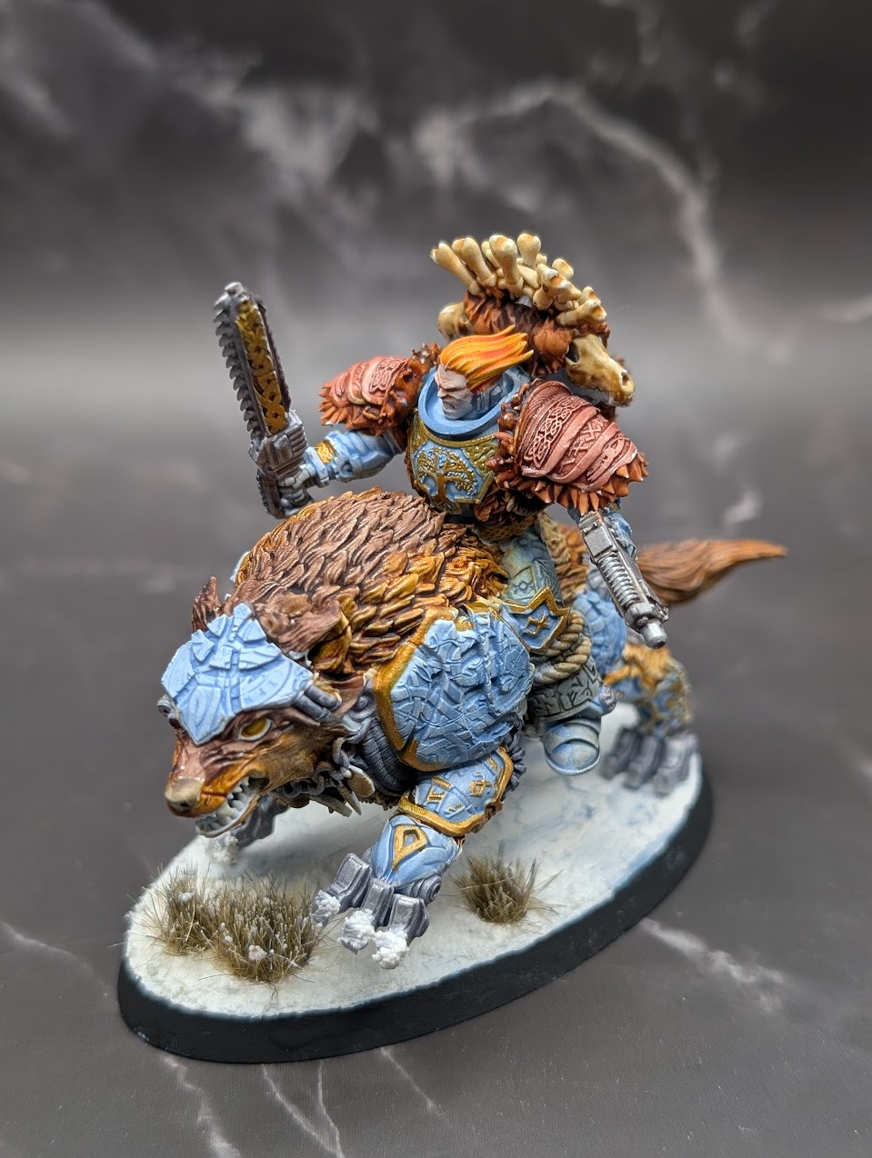 3D Printable Asgardian Wolf Riders by Atlan Forge