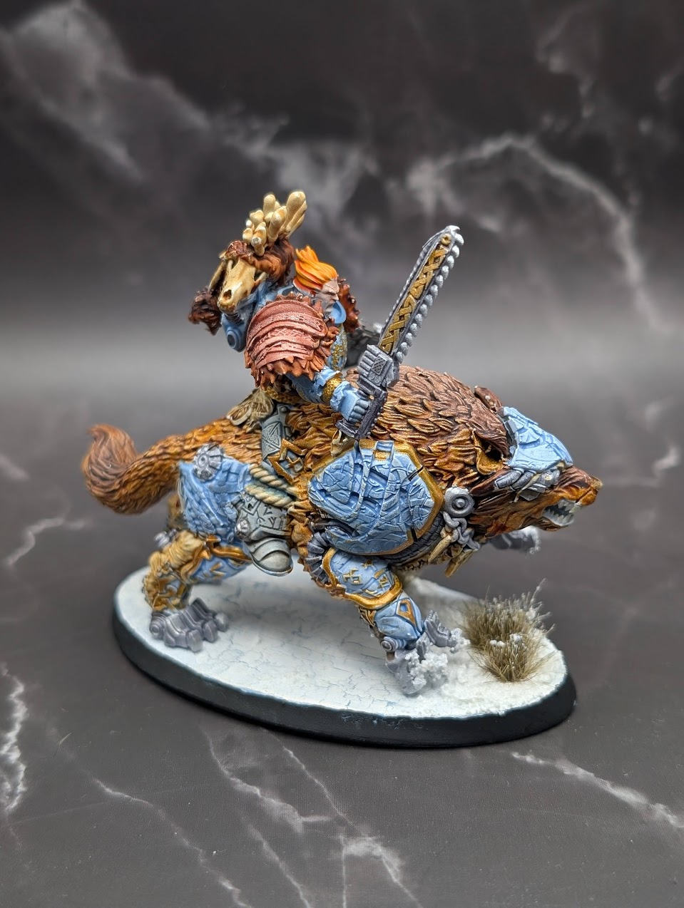 3D Printable Asgardian Wolf Riders by Atlan Forge