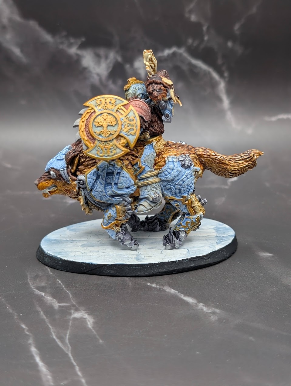 3D Printable Asgardian Wolf Riders by Atlan Forge