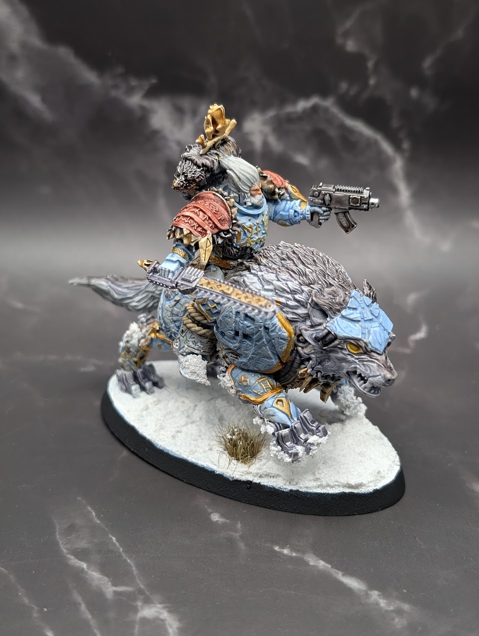 3D Printable Asgardian Wolf Riders by Atlan Forge
