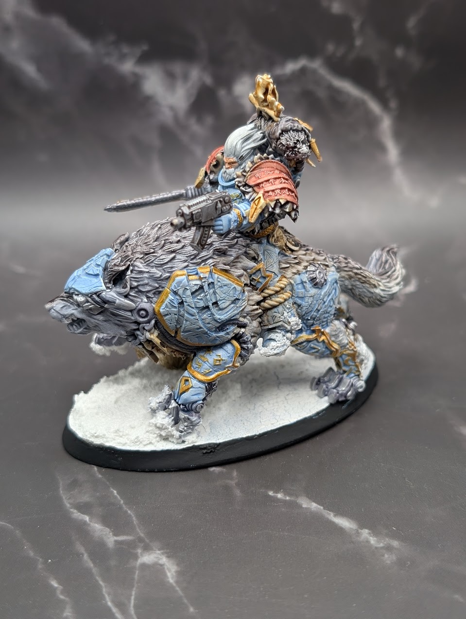 3D Printable Asgardian Wolf Riders by Atlan Forge