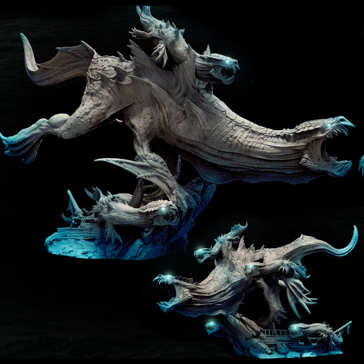 3D Printable Abyssal Mother Wyrm by Mini Monster Mayhem