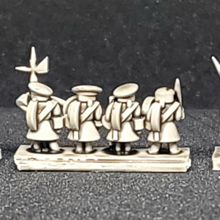 3D Printable 6mm XVIII HIGHLAND CLANSMEN by CARLOS AMADOR