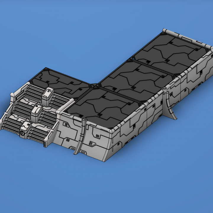 3D Printable Voroni Collective - Elevated Platforms by Alex