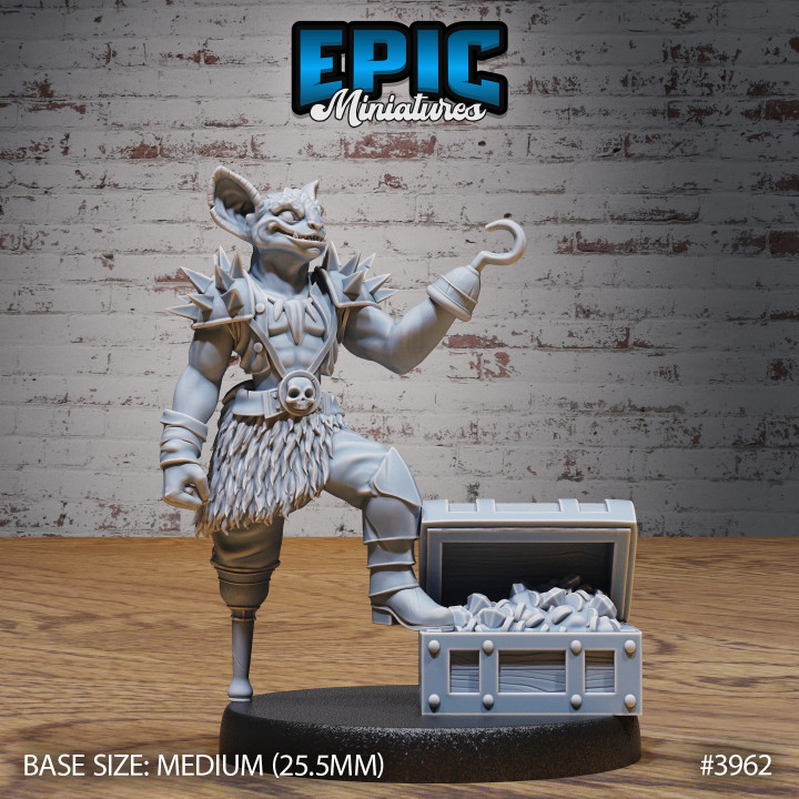 3D Printable Kobold Pirate Set / Draconic Lizard Corsair / Water Bandit ...