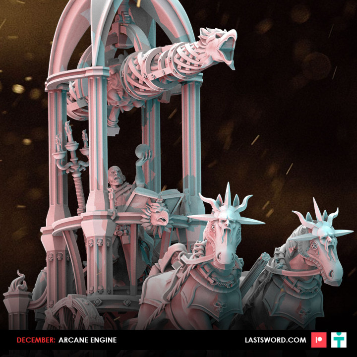 3D Printable Arcane Engine by LastSword Miniatures