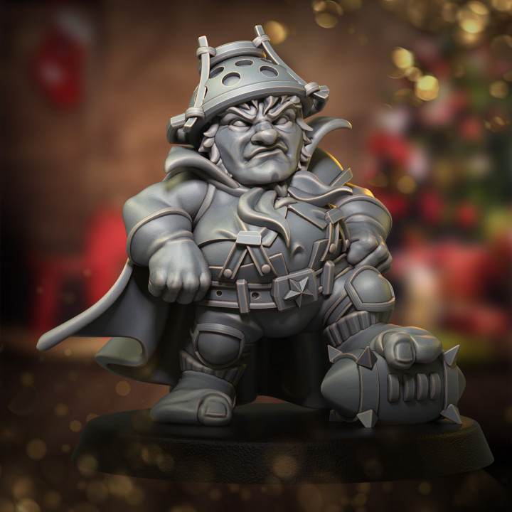 3D Printable Captain Mesh by Punga Miniatures