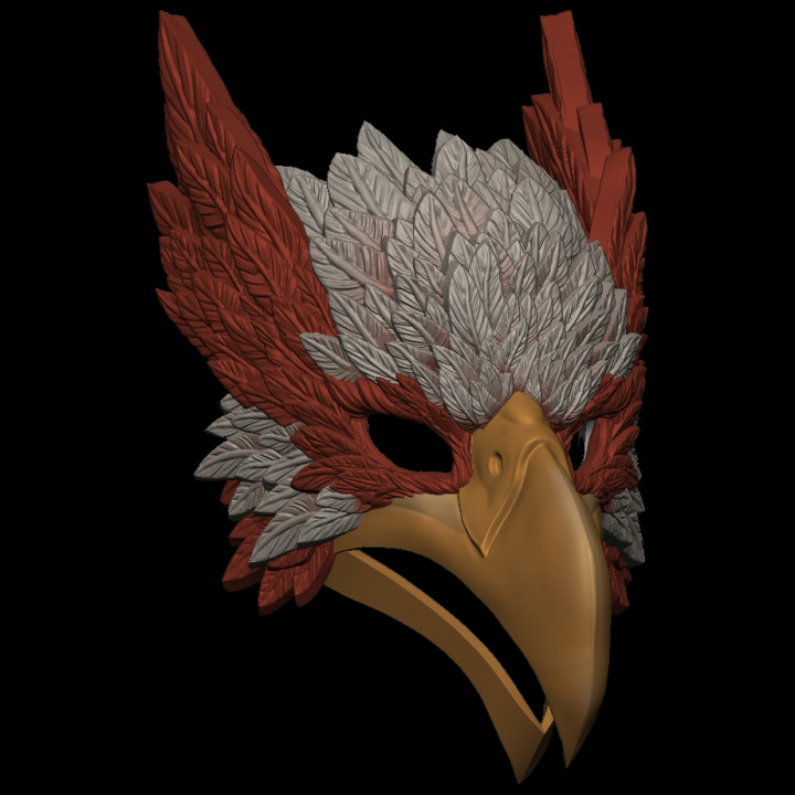 3D Printable Griffin Mask by Mystic Makers Miniatures