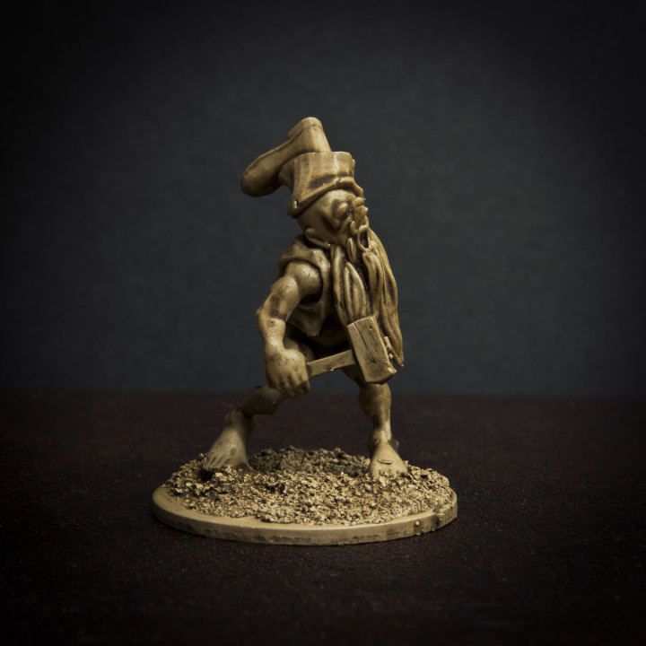 3D Printable House Pixie - Boot Head by Knucklebones Miniatures