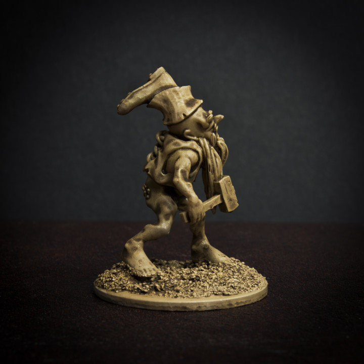 3D Printable House Pixie - Boot Head by Knucklebones Miniatures
