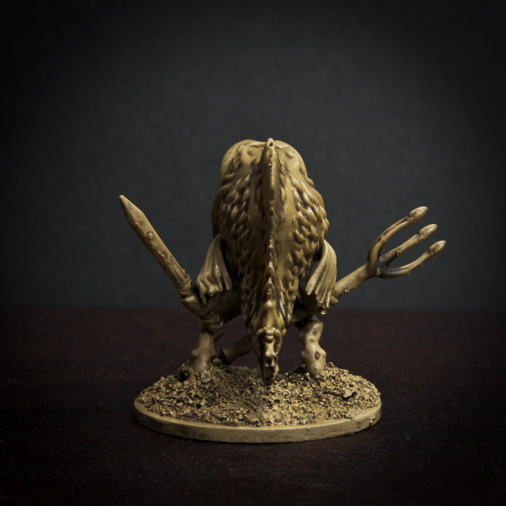 3D Printable House Pixie - Fish Head by Knucklebones Miniatures