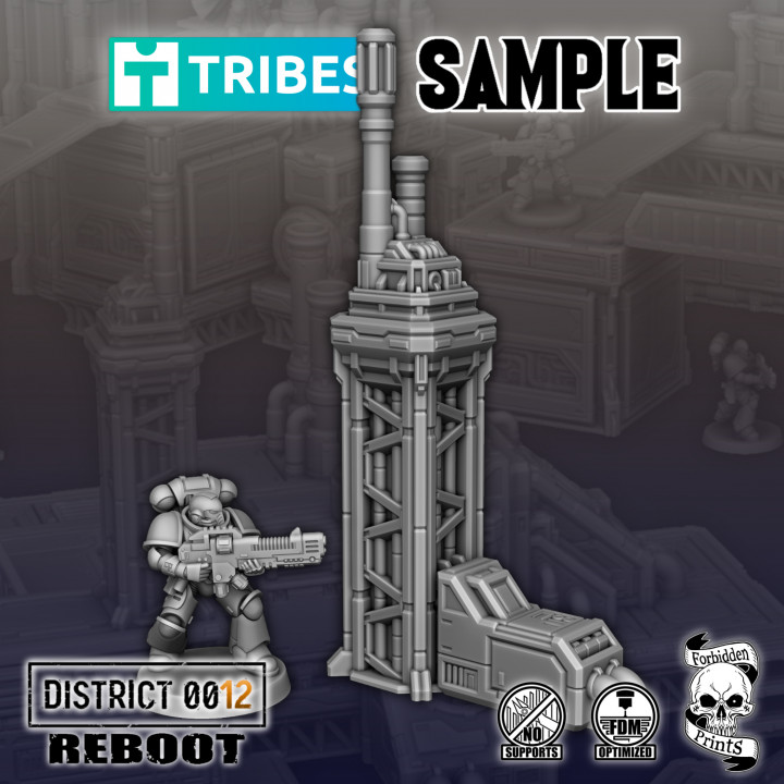 3D Printable Sample For Tribes January 2024! by Forbidden Prints