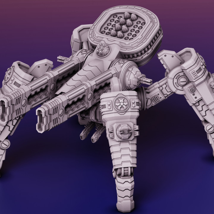 3D Printable The LIC ADI - Arachno Titanic Walker by The Lelanian ...