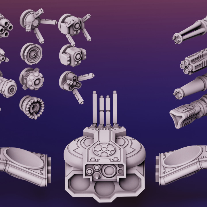 3D Printable The LIC ADI - Calamity Heavy Drones by The Lelanian ...