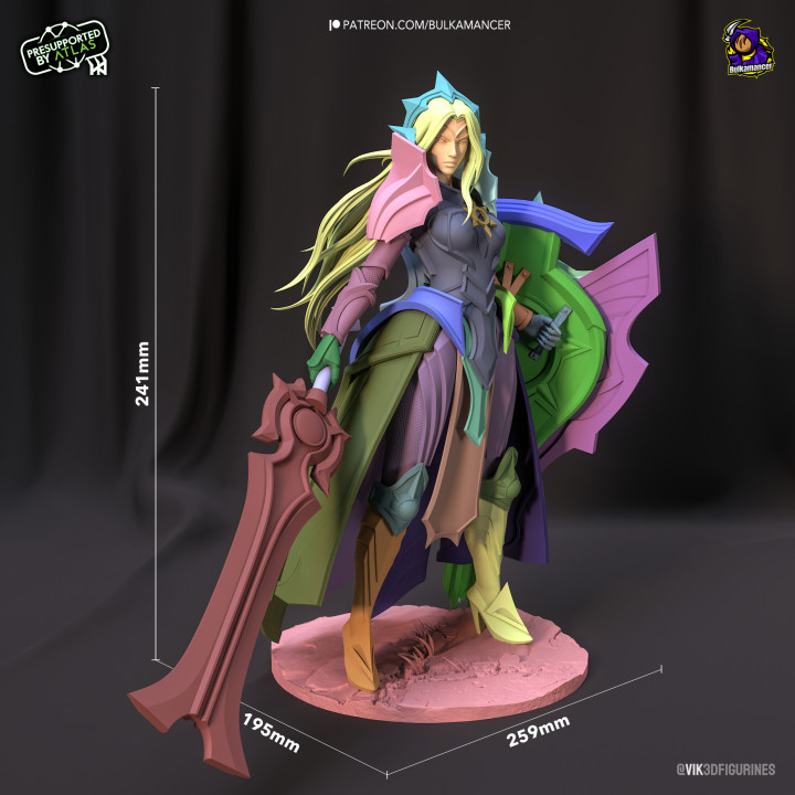 3D Printable Eclipse Champion | 241mm by Bulkamancer Sculpts