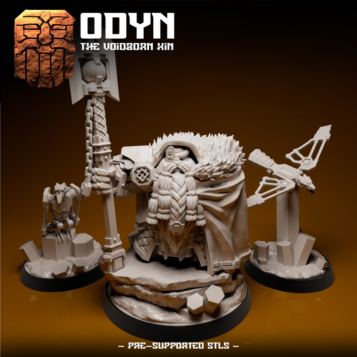 3D Printable Odyn - Presupported by Forged in Fury Miniatures