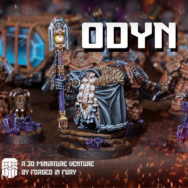 3D Printable Odyn - Presupported by Forged in Fury Miniatures