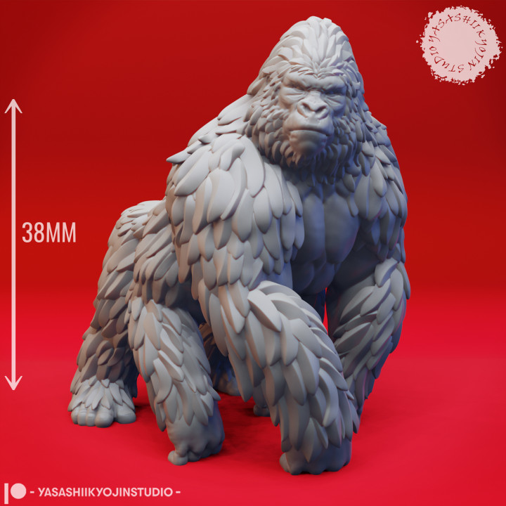 3D Printable Girallon - Tabletop Miniature (Pre-Supported) by YKS ...