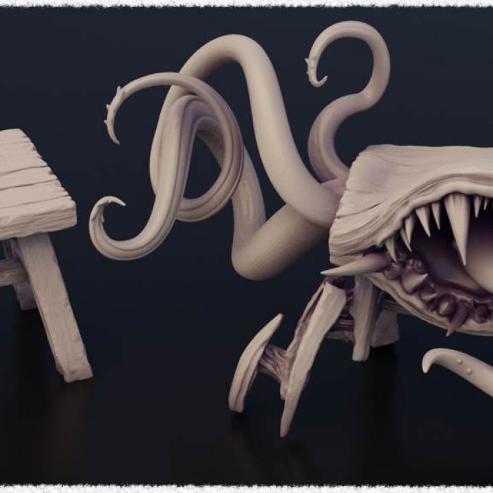 3D Printable Big Mimic Pack - Tabletop RPG Monsters, Fireplace, Throne ...