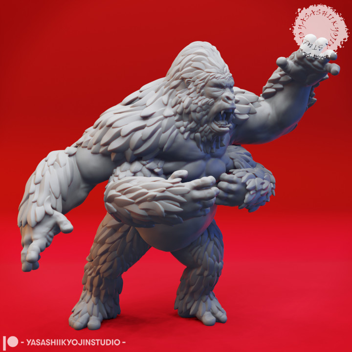 3D Printable Charging Girallon - Tabletop Miniature (Pre-Supported) by ...