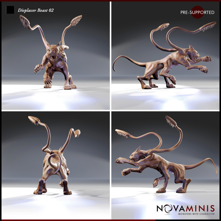 3D Printable Displacer Beast 02 by NOVAMINIS